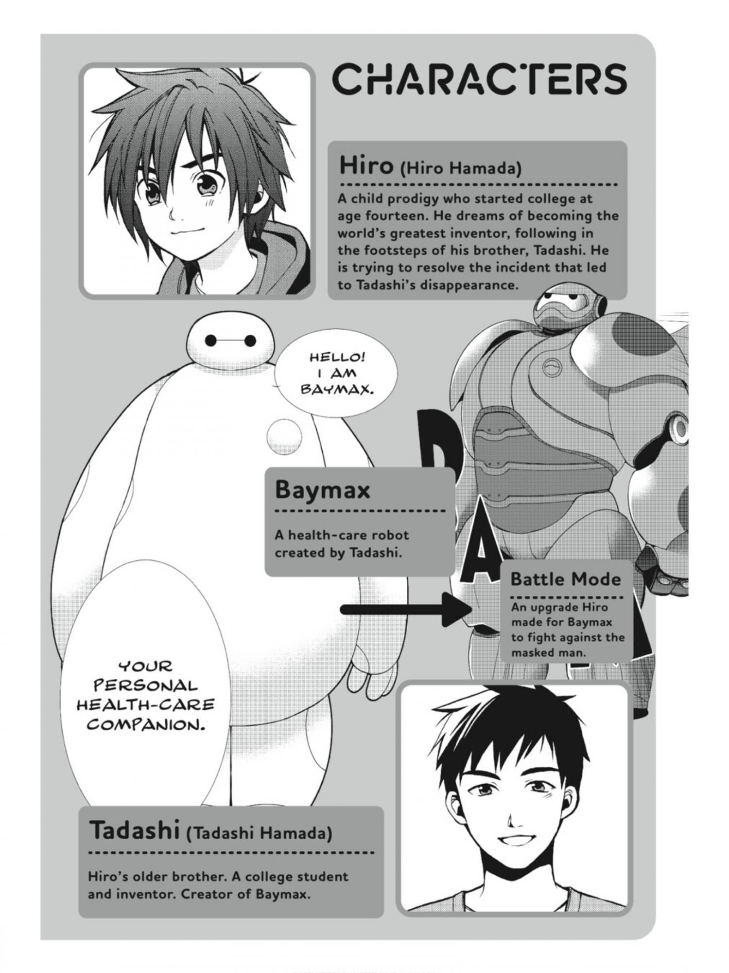 Tadashi Big Hero 6 Manga